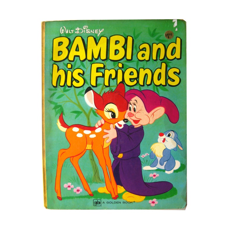 Walt Disney Bambi And His Friends A Golden Book Walt Disney Prod Board Book Disney Character
