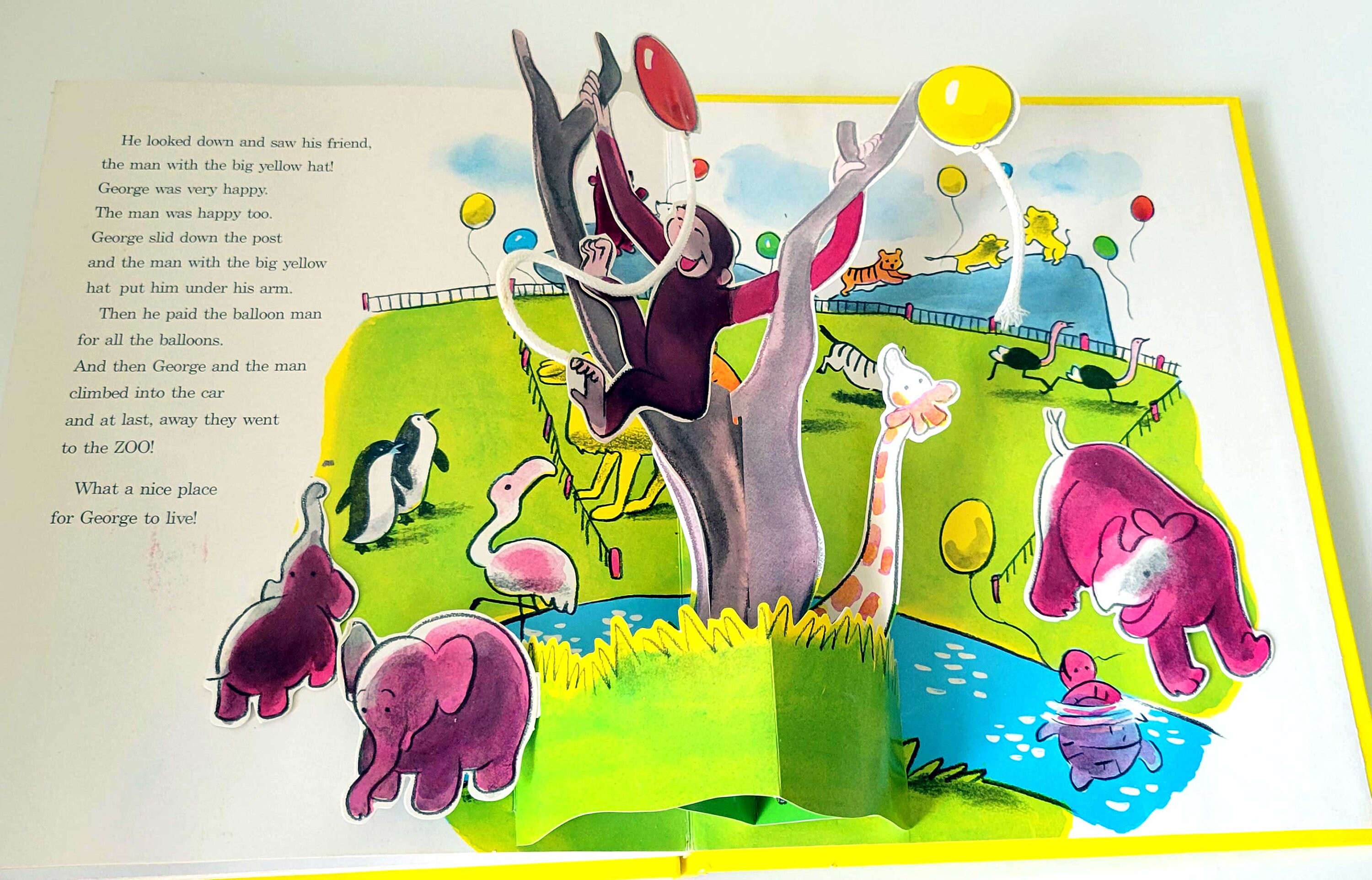 Curious George's A Pop-up Book: Join the Fun With 3D Surprises! Perfect ...