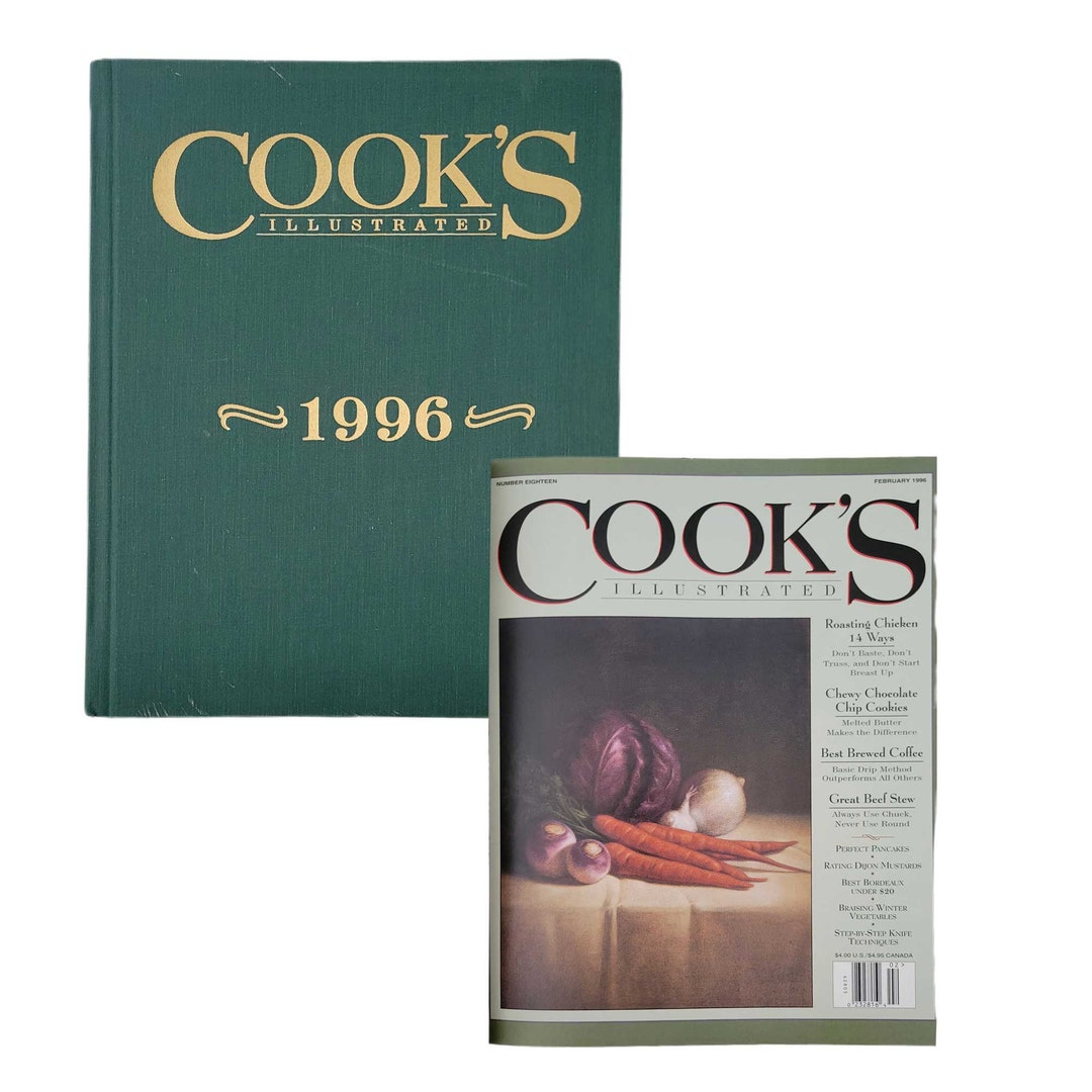 Cooks Illustrated Magazine 1996 Yearly Bound All Issues, Food Lovers ...