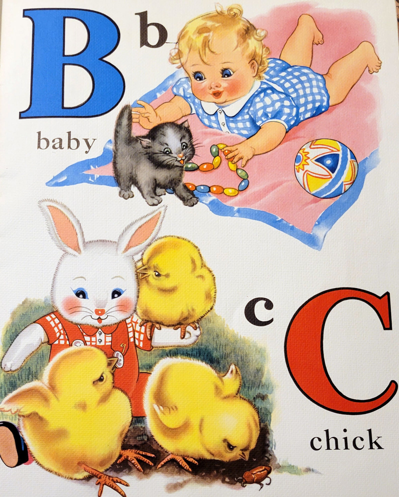 ABC Children's Book Illustrated by Florence Salter Merrill Publishing ...