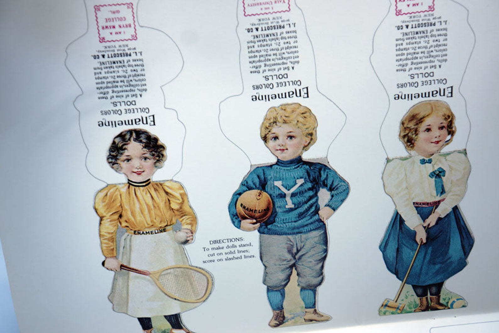 Antique Advertising Paper Dolls in Full Color Dover Publishing ...