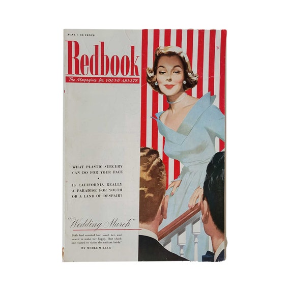 Redbook Magazine June 1953 the Magazine for Young Adults - Etsy