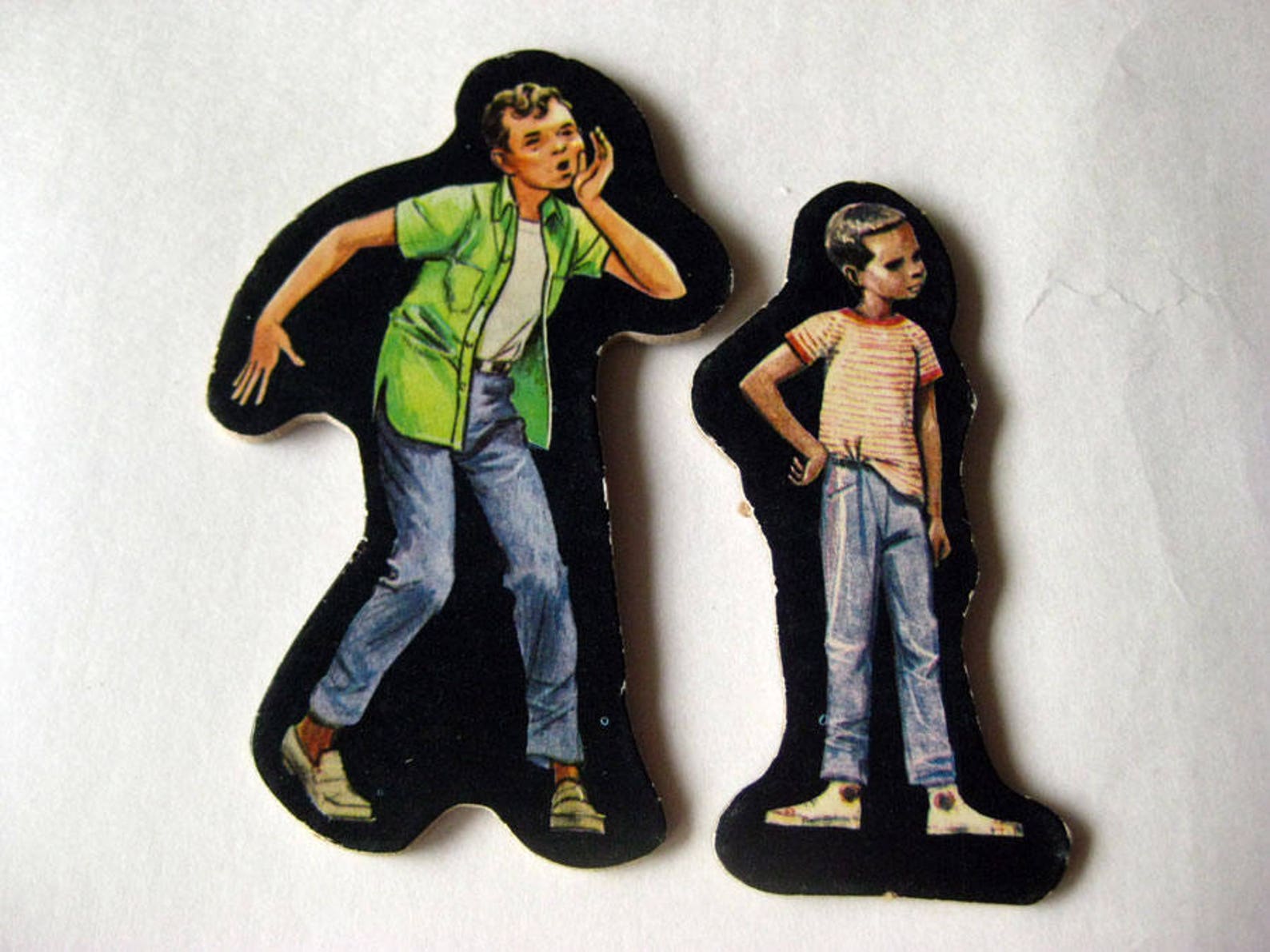 School Boys Cardboard Cut Outs - Magnetic Art - Teaching Tools - Holt ...