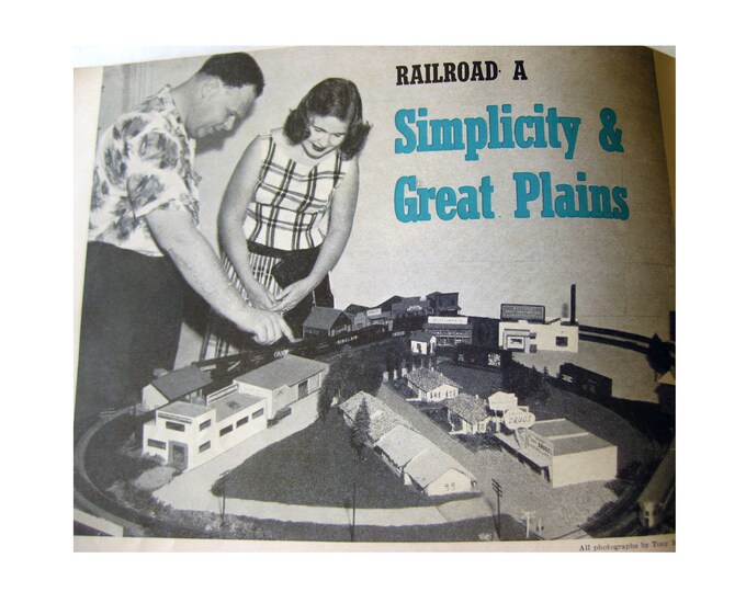 Six HO Rail-roads You Can Build Step-by-step Construction by John ...