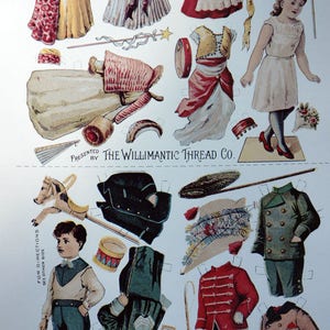 Antique Advertising Paper Dolls in Full Color Dover Publishing ...