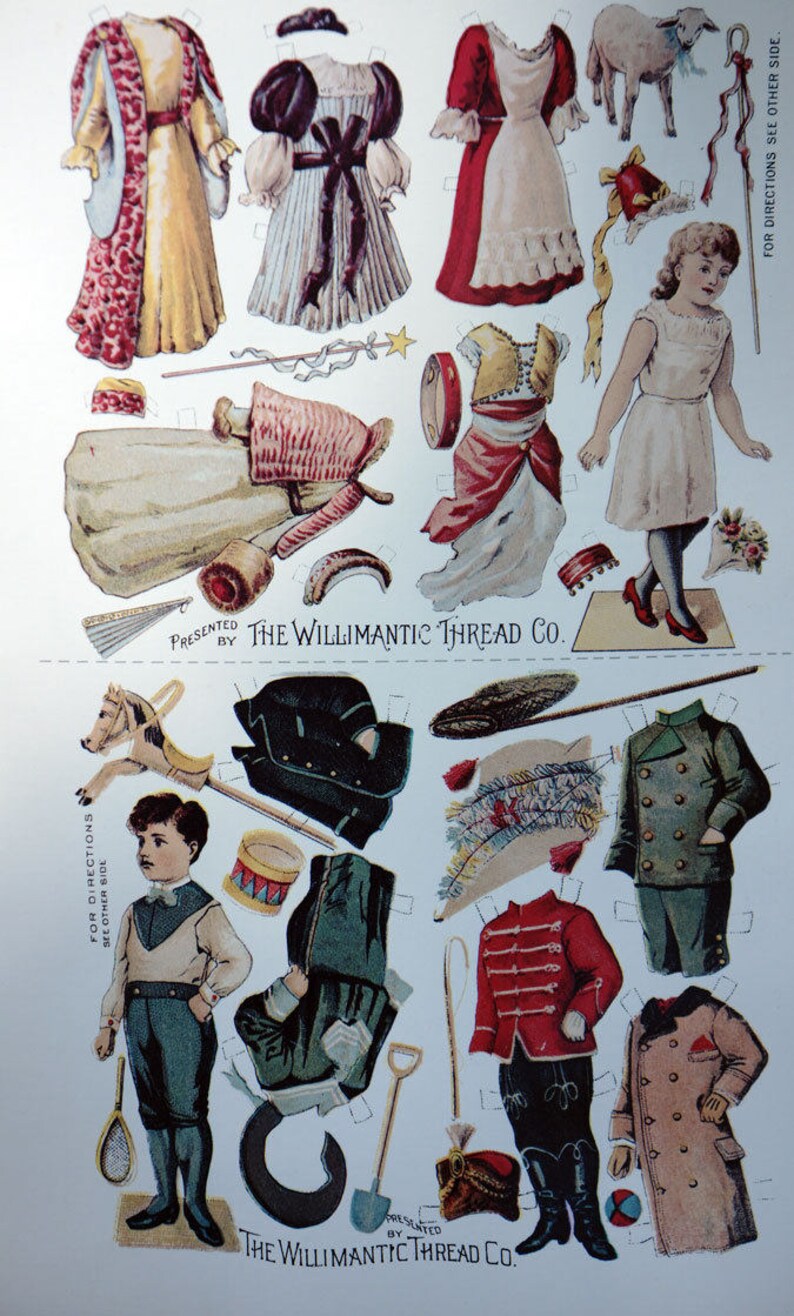 Antique Advertising Paper Dolls in Full Color Dover Publishing ...
