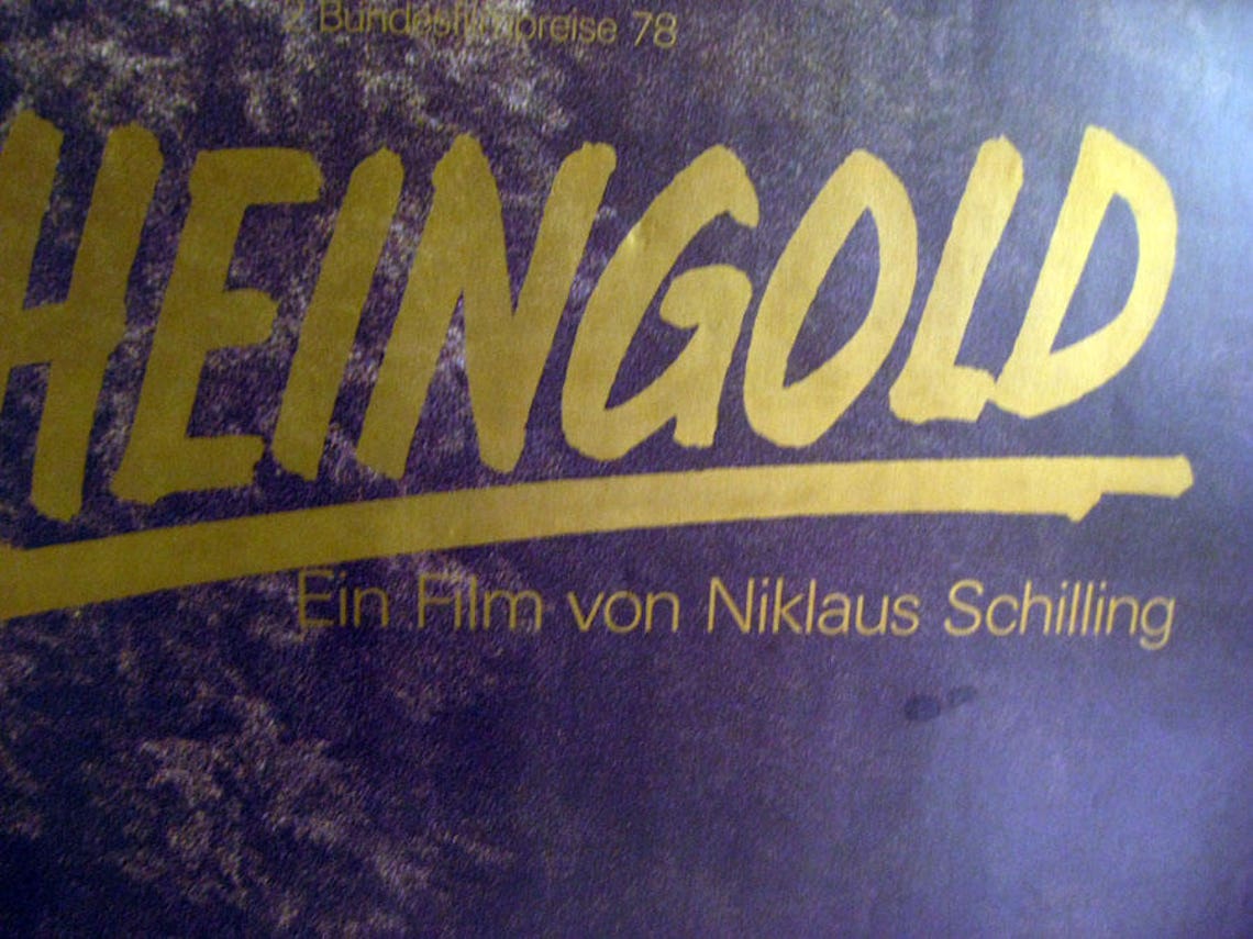 Rheingold Original Movie Poster A1 Size German Language - Etsy