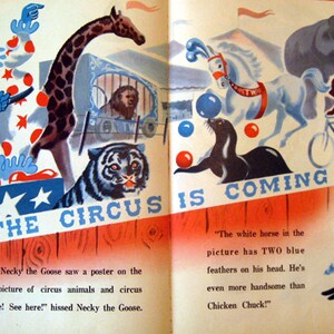 Chicken Chuck Illustrated Childrens Book 1946 / Color Illustration ...