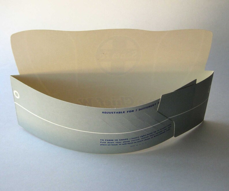 Santa Fe Paper Hat NOS, the Chief Way, Vintage Paper Hats, Railroad Hat ...