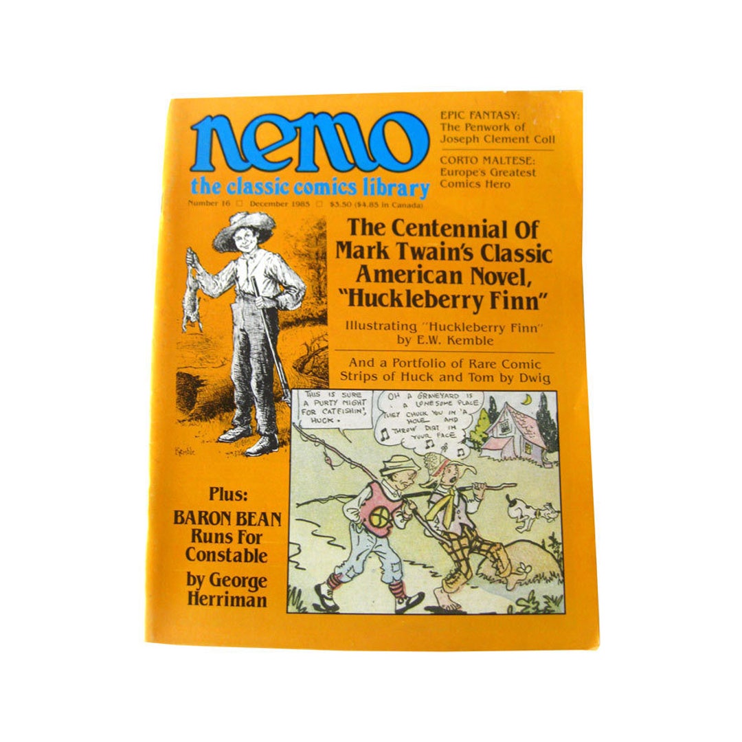 Nemo Classic Comics Library Vintage Magazine Huckleberry Finn Edition ...