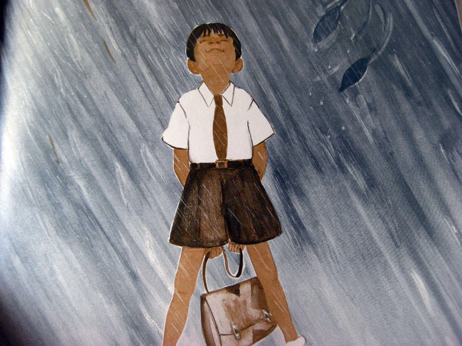 The First Rains Vintage Kids Book - Illustrated Kids Books - Kids Gift ...