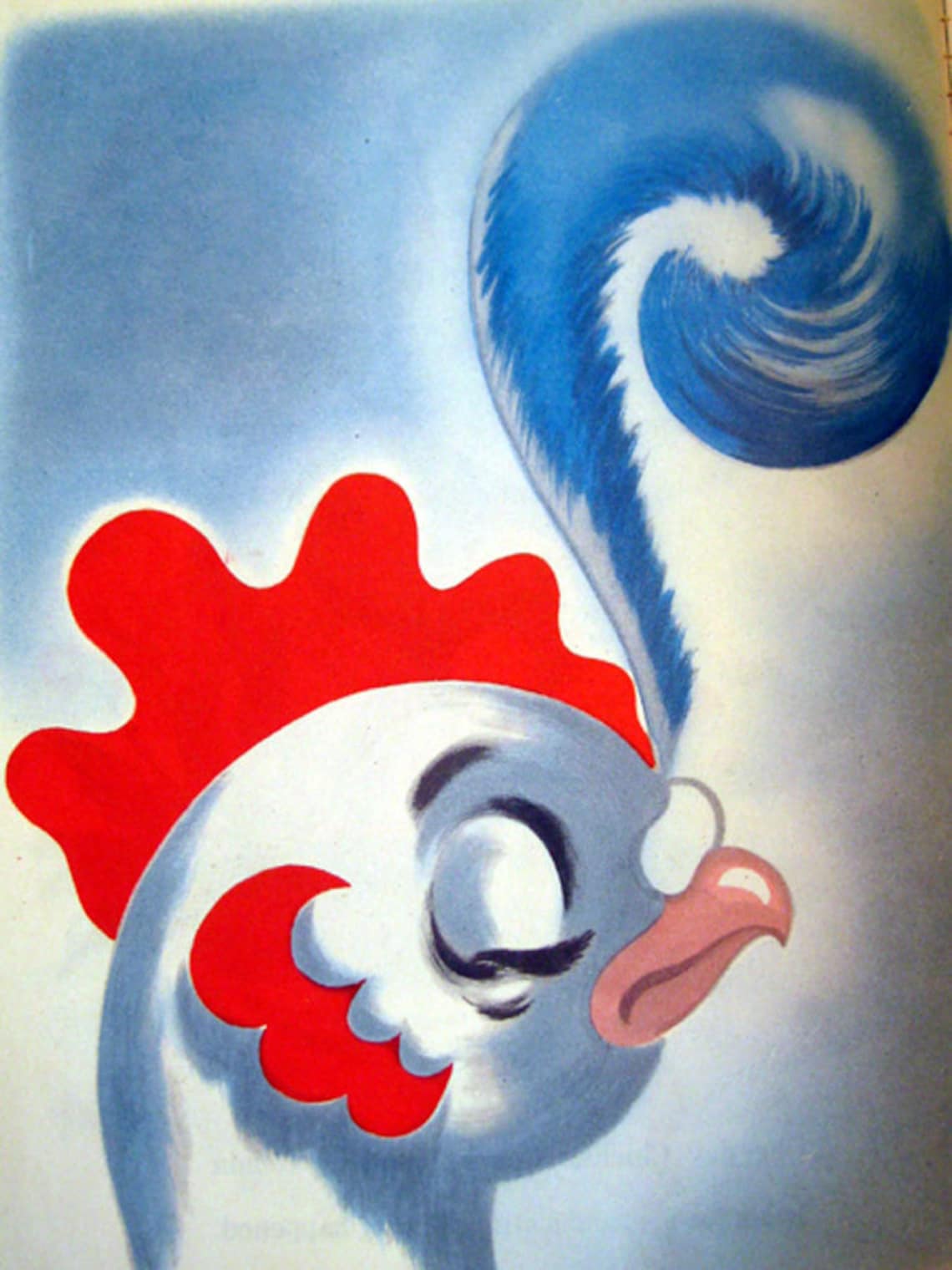 Chicken Chuck Illustrated Childrens Book 1946 / Color Illustration ...