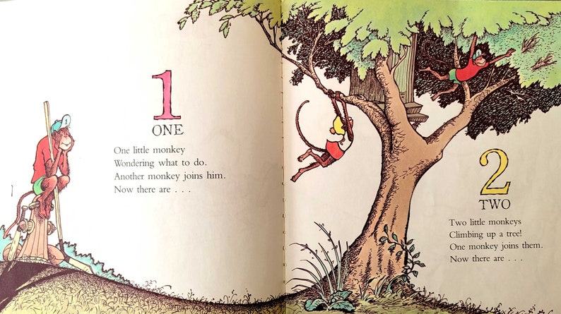 Too Many Monkeys! Counting Rhyme Book Illustrated by Kelly Oechsli ...