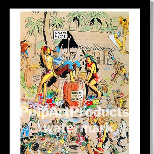 Vintage Trader Vic - Etsy