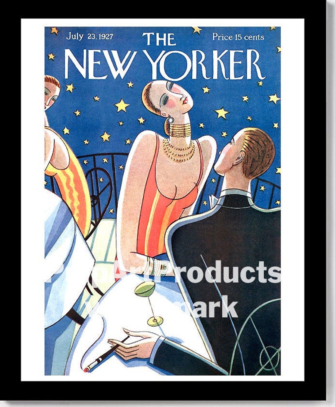THE NEW YORKER the Jazz & Flapper Age Cover - Etsy
