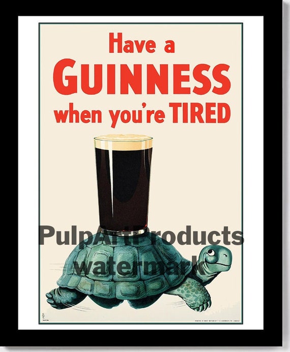 GUINNESS BEER 1950s have a Guinness When You're - Etsy