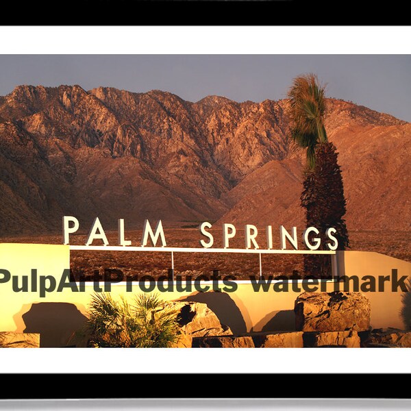 Palm Springs Sign - Etsy