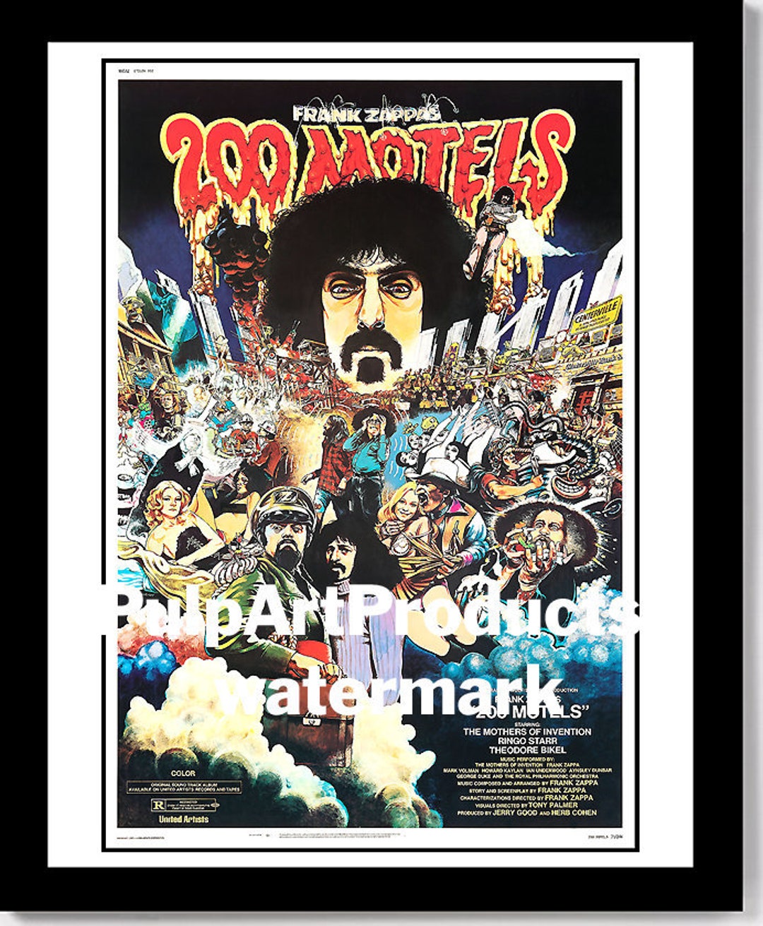 200 MOTELS 1971 Frank Zappa's R-rated Mockumentary/rockumentary Film ...