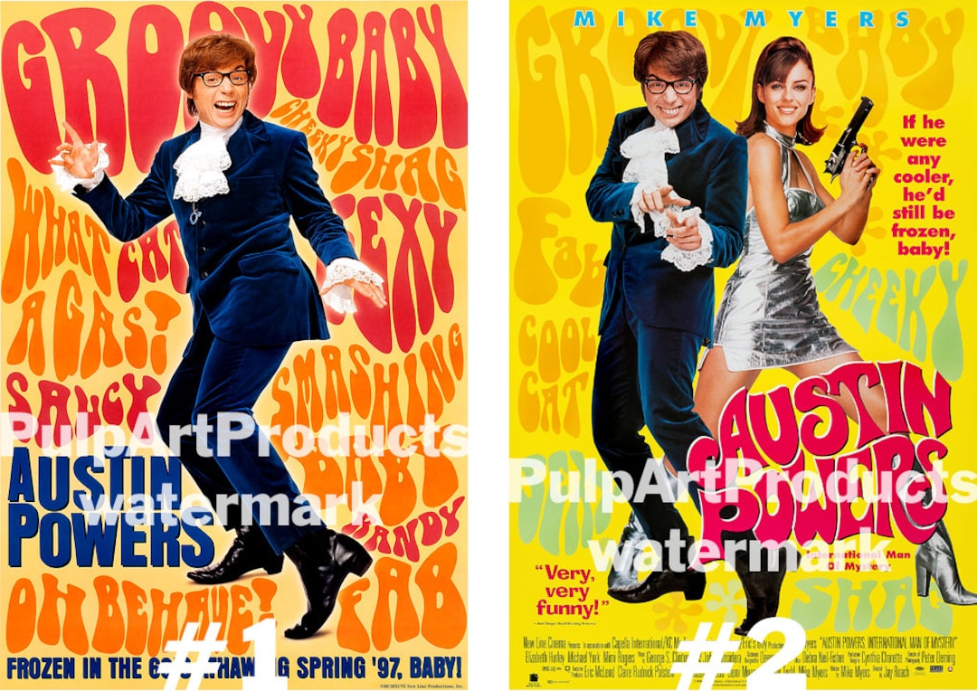 AUSTIN POWERS 1997 Film Posters - Etsy
