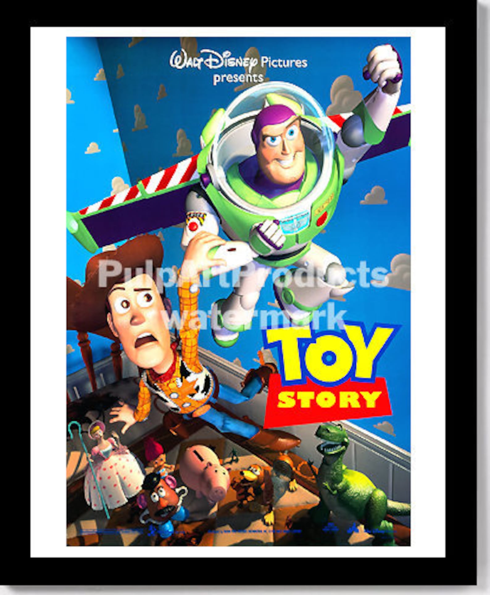 DISNEY TOY STORY 1995 Film Poster | Etsy