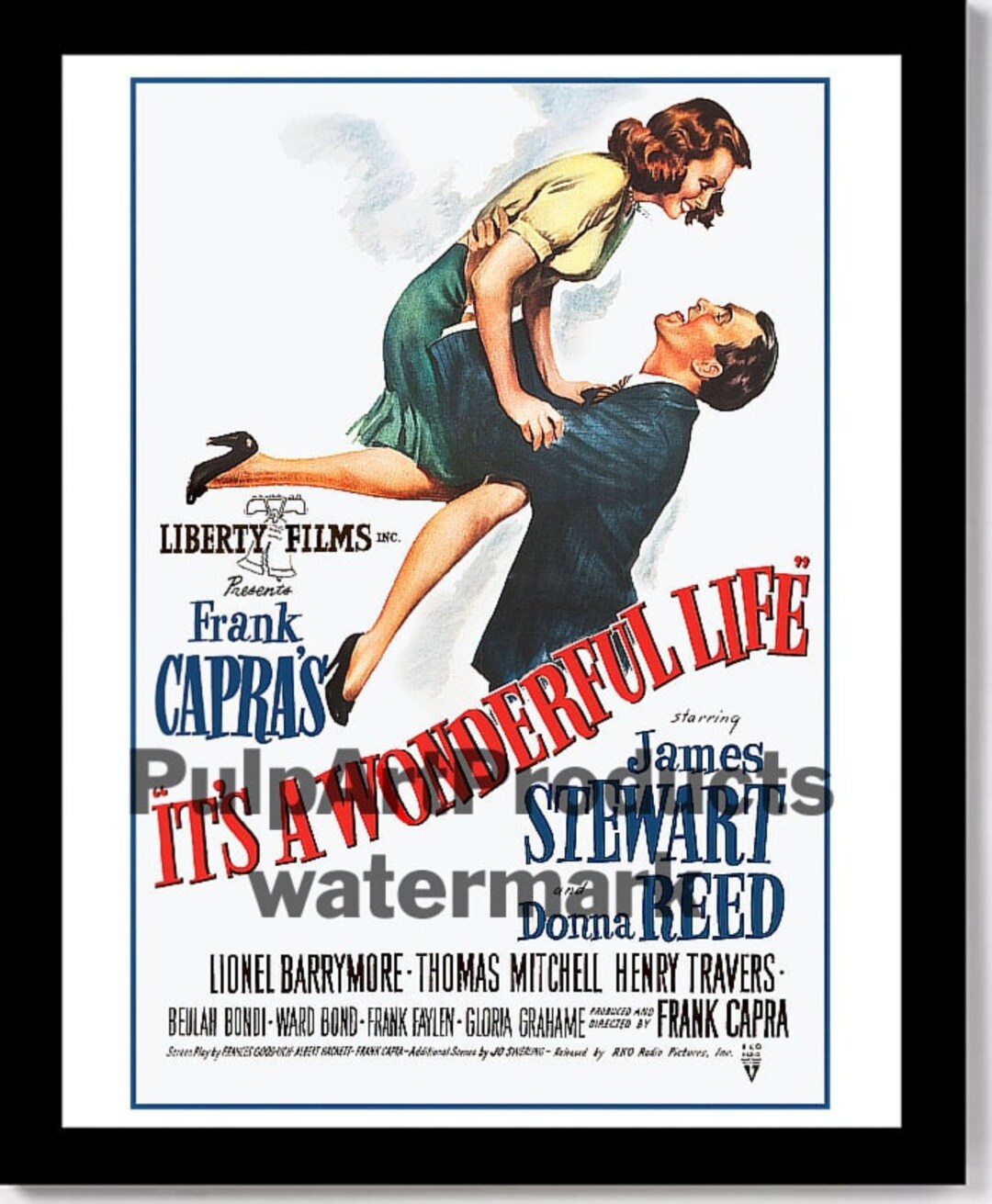 IT'S A WONDERFUL Life 1946 Christmas Classic Film Poster - Etsy