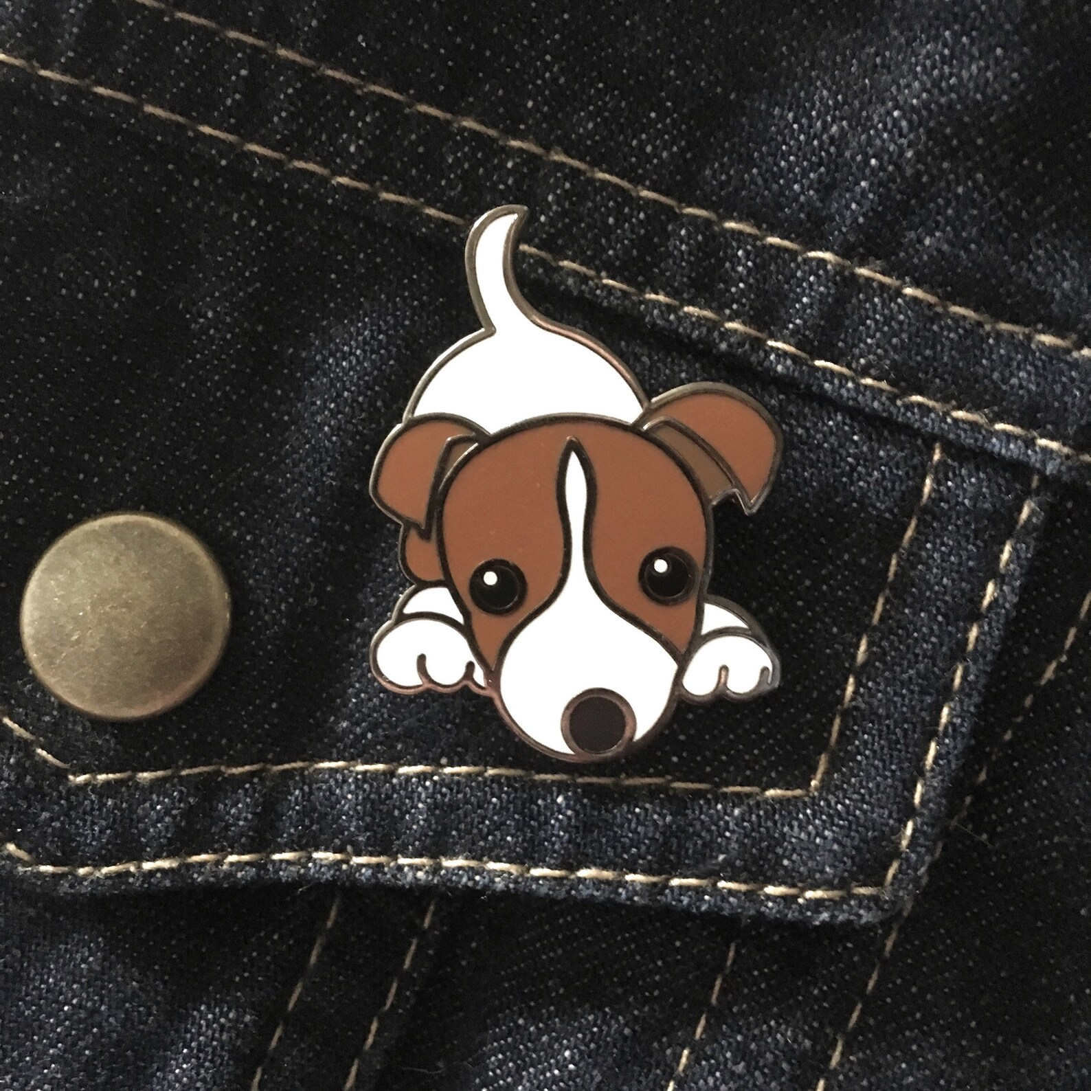 Jack Russell Enamel Pin Badge Puppy Dog Gifts for Owners - Etsy