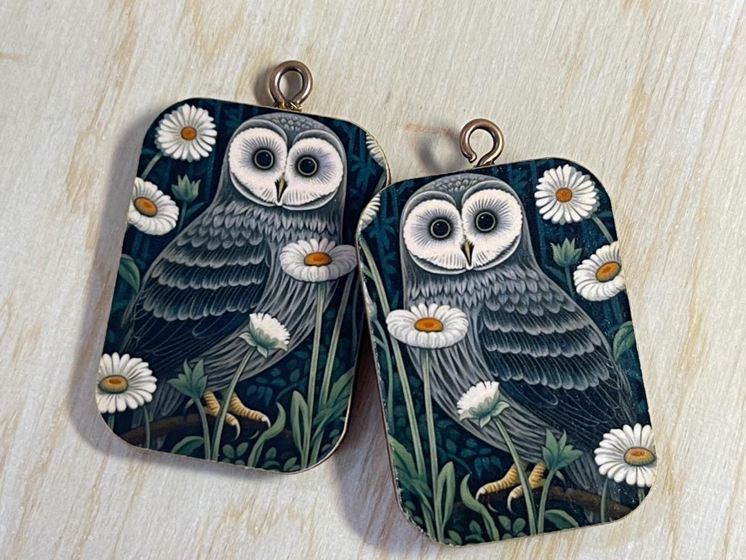 Owls - Flowers - Daisies - Nature - Earrings - Necklace - Jewelry ...
