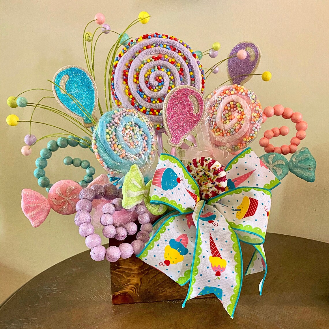 Happy Birthday Gift Birthday Present Birthday Bouquet Candy | Etsy