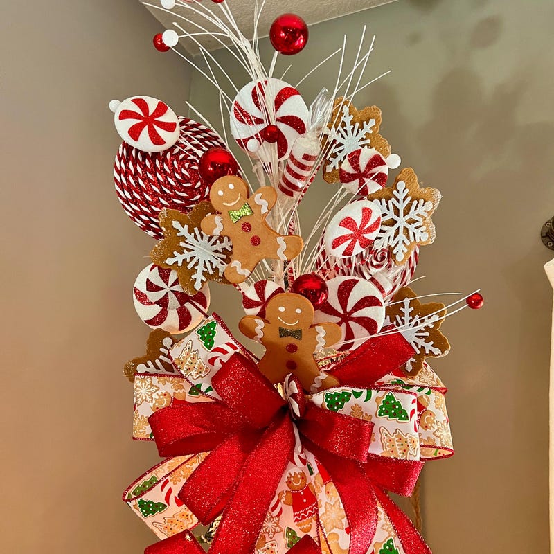 Gingerbread Tree Topper - Etsy
