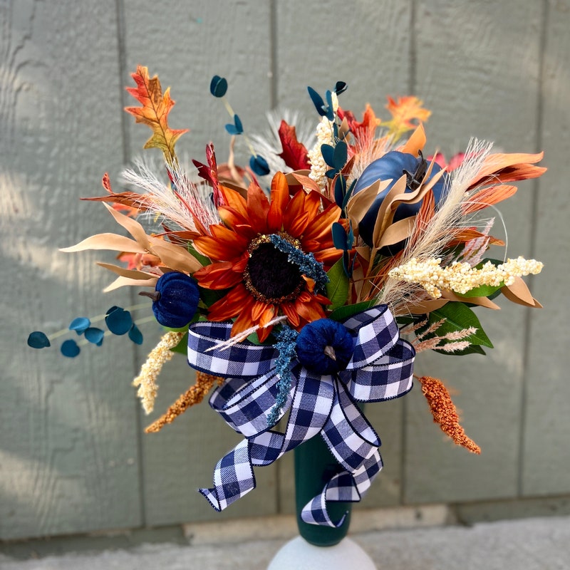 Fall Grave Flowers - Etsy