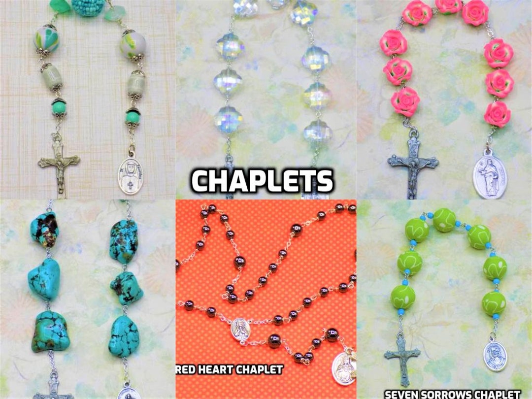 Devotional Prayer Chaplets - Sacred Heart - Our Lady of the Rosary ...