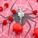 Spider-man Rosary - Czech Red and Blue Opaque 8mm Crystal Beads - 3D ...