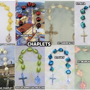 Devotional Prayer Chaplets - St Margaret - St Andrew - Lady of Mount ...
