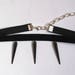 Spikes Choker Necklace Black Velvet Collar Goth Emo Steampunk - Etsy