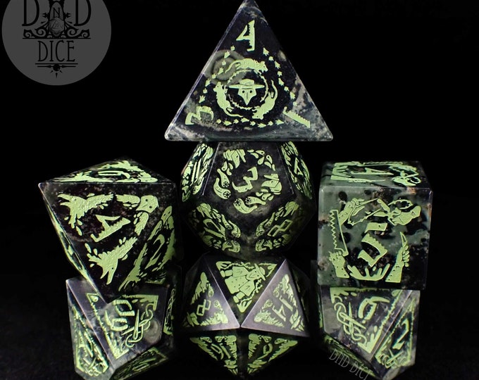 Plague Doctor Gemstone Dice Set Exclusive Design DND5E - Etsy