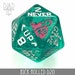 Rick Rolled 34mm D20 Original Designed Custom Dice DND - Etsy