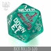 Rick Rolled 34mm D20 Original Designed Custom Dice DND - Etsy
