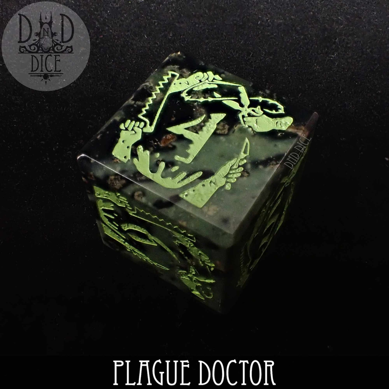 Plague Doctor Gemstone Dice Set Exclusive Design DND DICE - Etsy