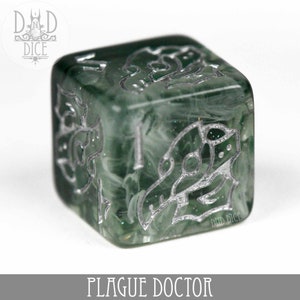 Plague Doctor Exclusive 11 Dice Set Themed Bird Mask Dice With Poker ...