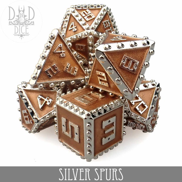 Solid Silver Dice - Etsy