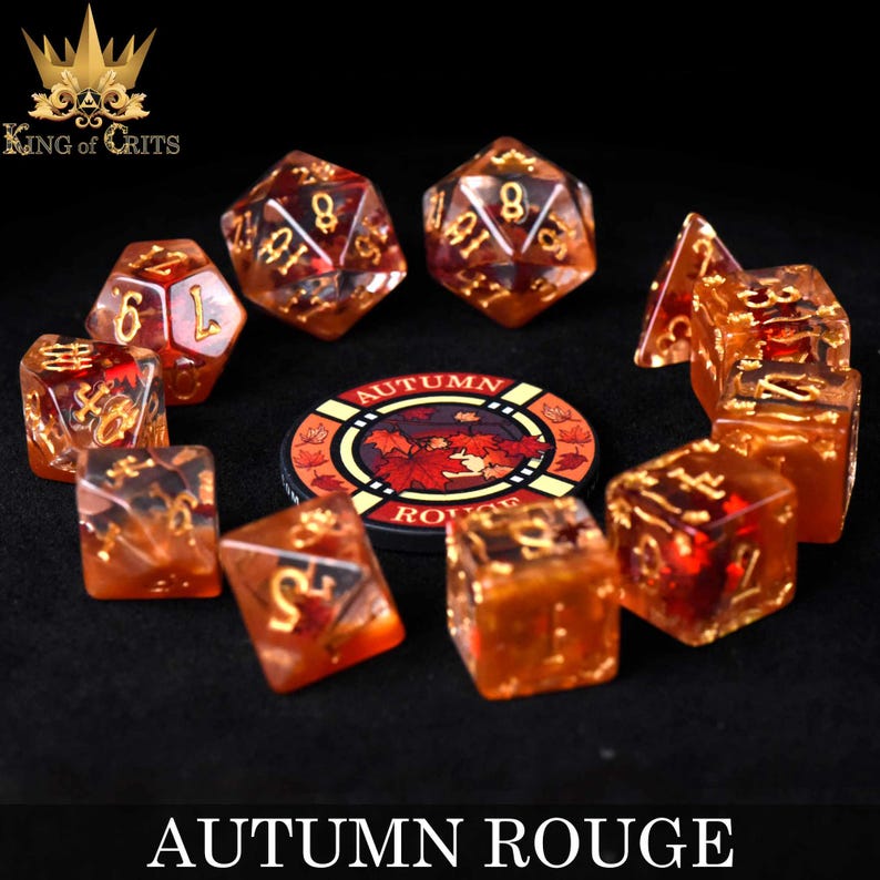 Autumn Rouge Exclusive 11 Dice Set | Fall, Autumn, Possibly Canada ...