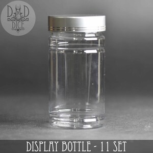Display Bottles for 7 and 11 Dice Sets | Holds Resin and Metal Dice ...