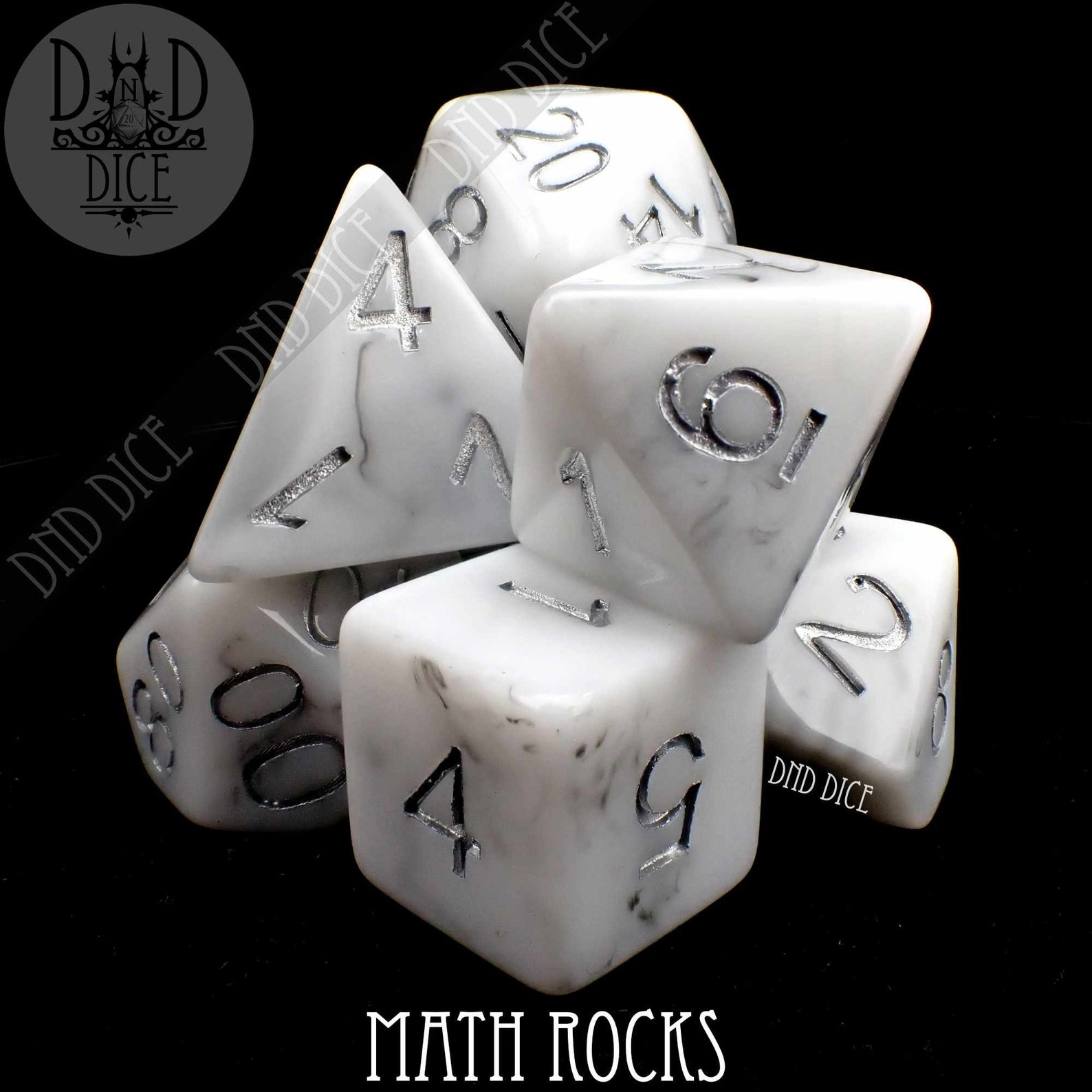 Math Rocks Dice Set / Dungeons & Dragons / TTRPG / DND DICE - Etsy Italia