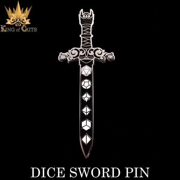 Sword Enamel Pin - Etsy