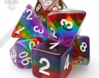 Aether Flow Translucent Dice Set for Dungeons & Dragons DND - Etsy