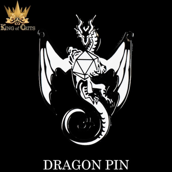 Dnd Enamel Pin - Etsy