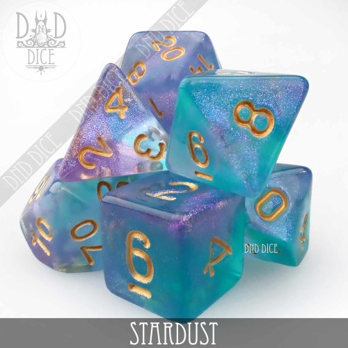 Aether Flow Translucent Dice Set for Dungeons & Dragons DND - Etsy