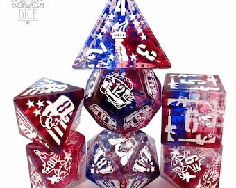 Patriotic Dice - Etsy