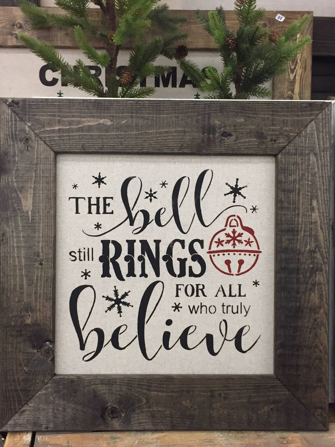 THE BELL STILL Rings for All Who Truly Believe Hand Painted Sing on off ...