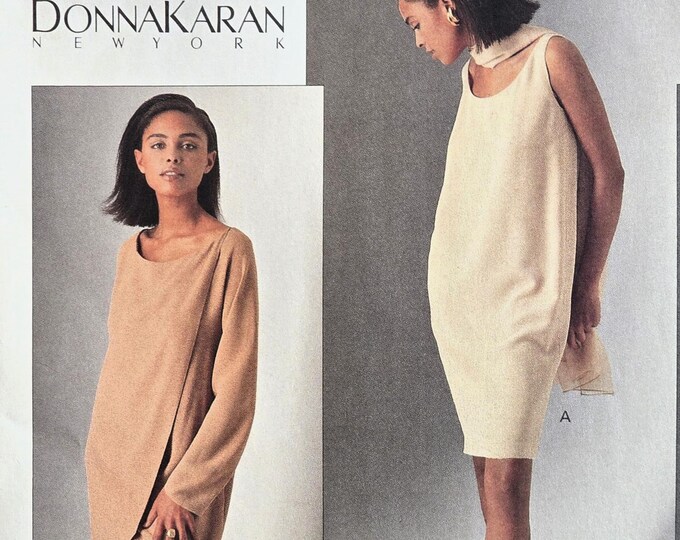 Loose-fitting, Tapered Dress Pattern, UNCUT, Vogue 2478, Size 12-16 ...